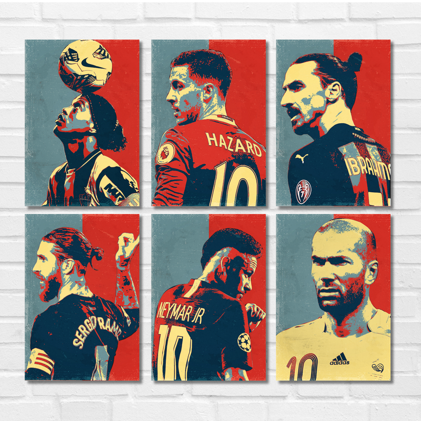 Football Legend's(Set Of 6) Artwork – Good Hope