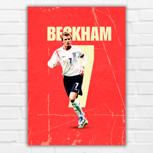 David Beckham English former footballer Framed Posters Sports Game ...