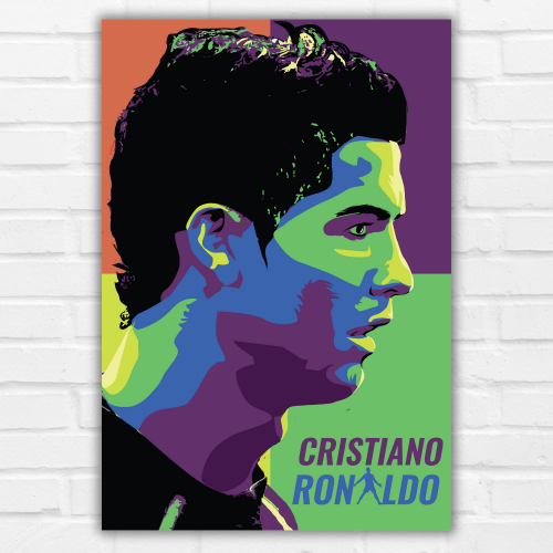 Cristiano Ronaldo Poster Frame Portuguese Football World Cup Sports ...