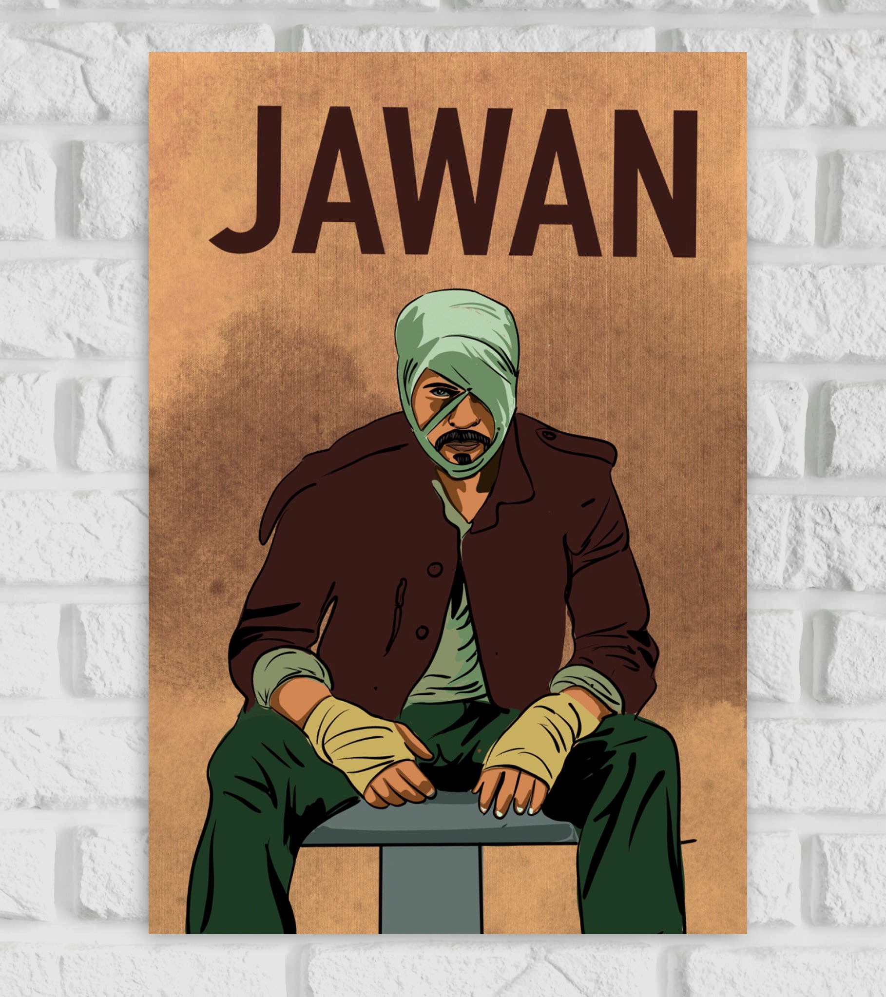 Jawan Movie Shahrukh Khan Artwork – Good Hope